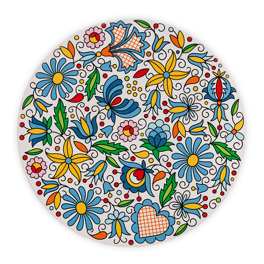 Ceramiczna podkładka pod garnek kaszubska 503701 - Sklep Ludowy